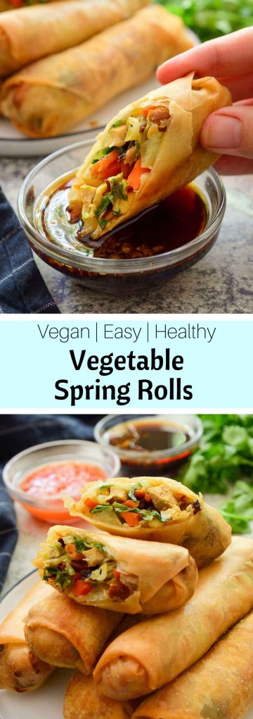 Vegetable Spring Rolls - Cilantro and Citronella
