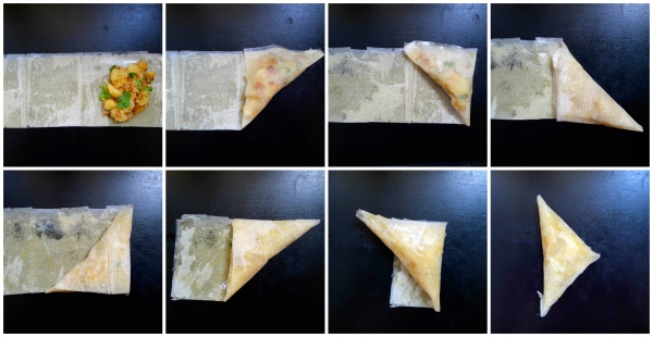 Samosa folding technique | Cilantro and Citronella